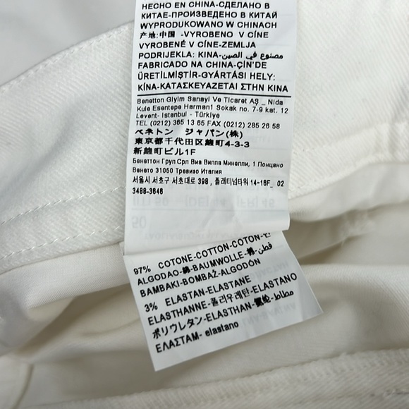United Colors Of Benetton | Jeans | Nwt United Colors Of Benetton Multi ...